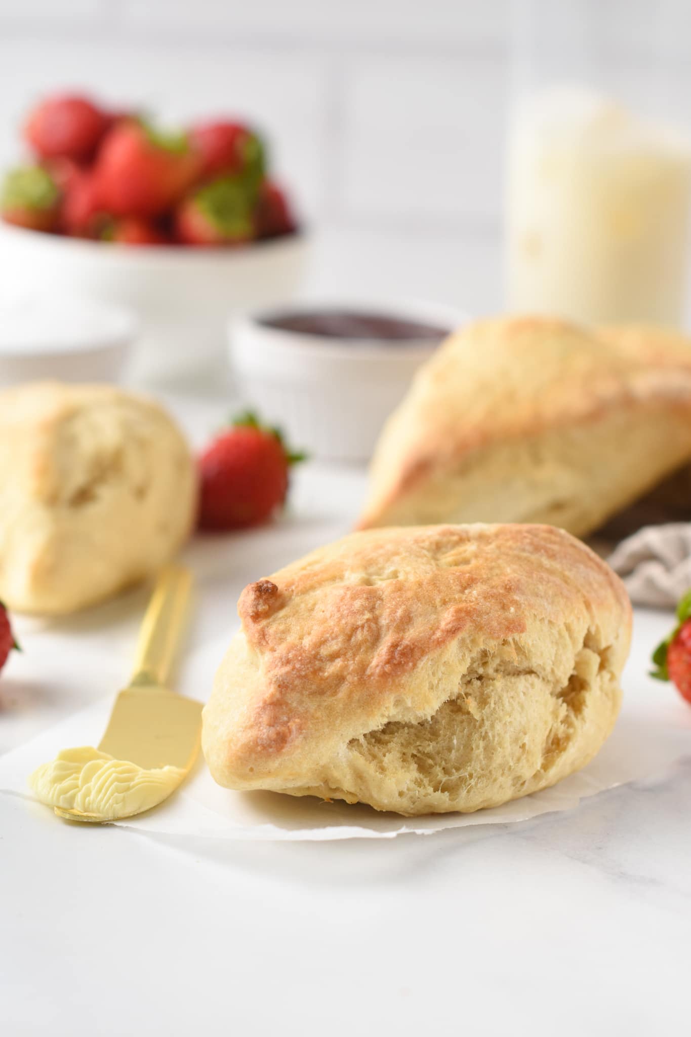 3-Ingredient Scones (No Eggs, No Butter, No Sugar) - Busy Little ...
