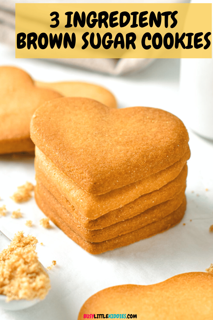 3-Ingredient Brown Sugar Cookies - Busy Little Kiddies
