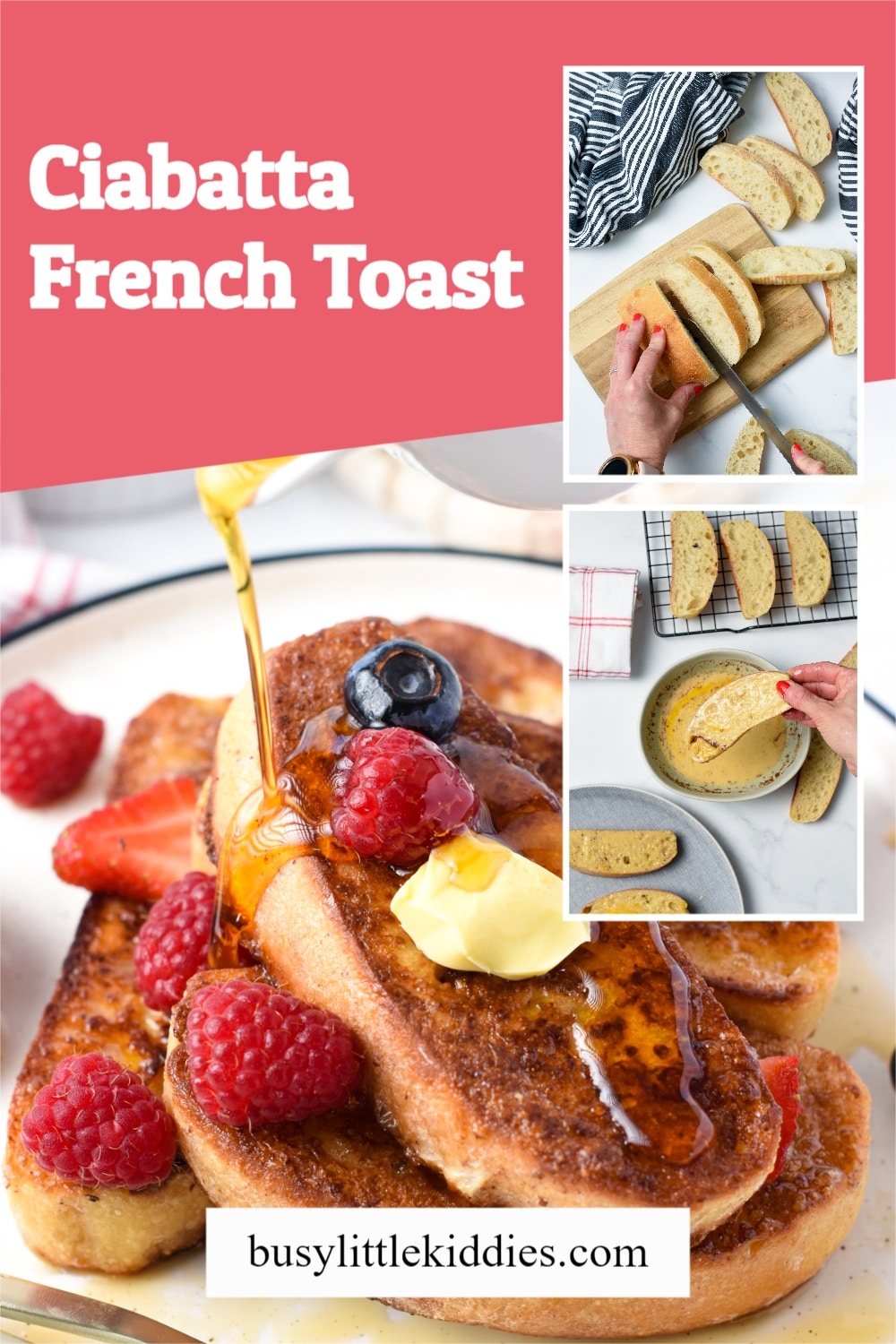 Ciabatta French Toast - Busy Little Kiddies