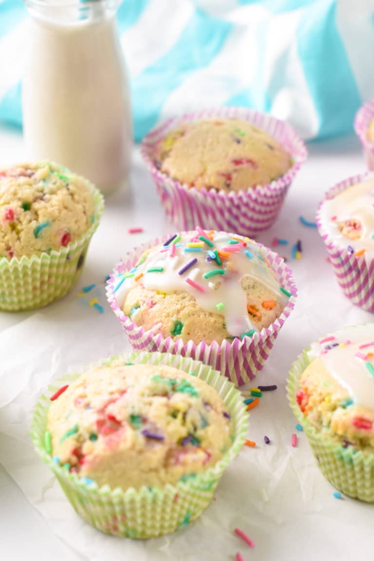 Funfetti Muffins (No Eggs, No Dairy) - Busy Little Kiddies (BLK)