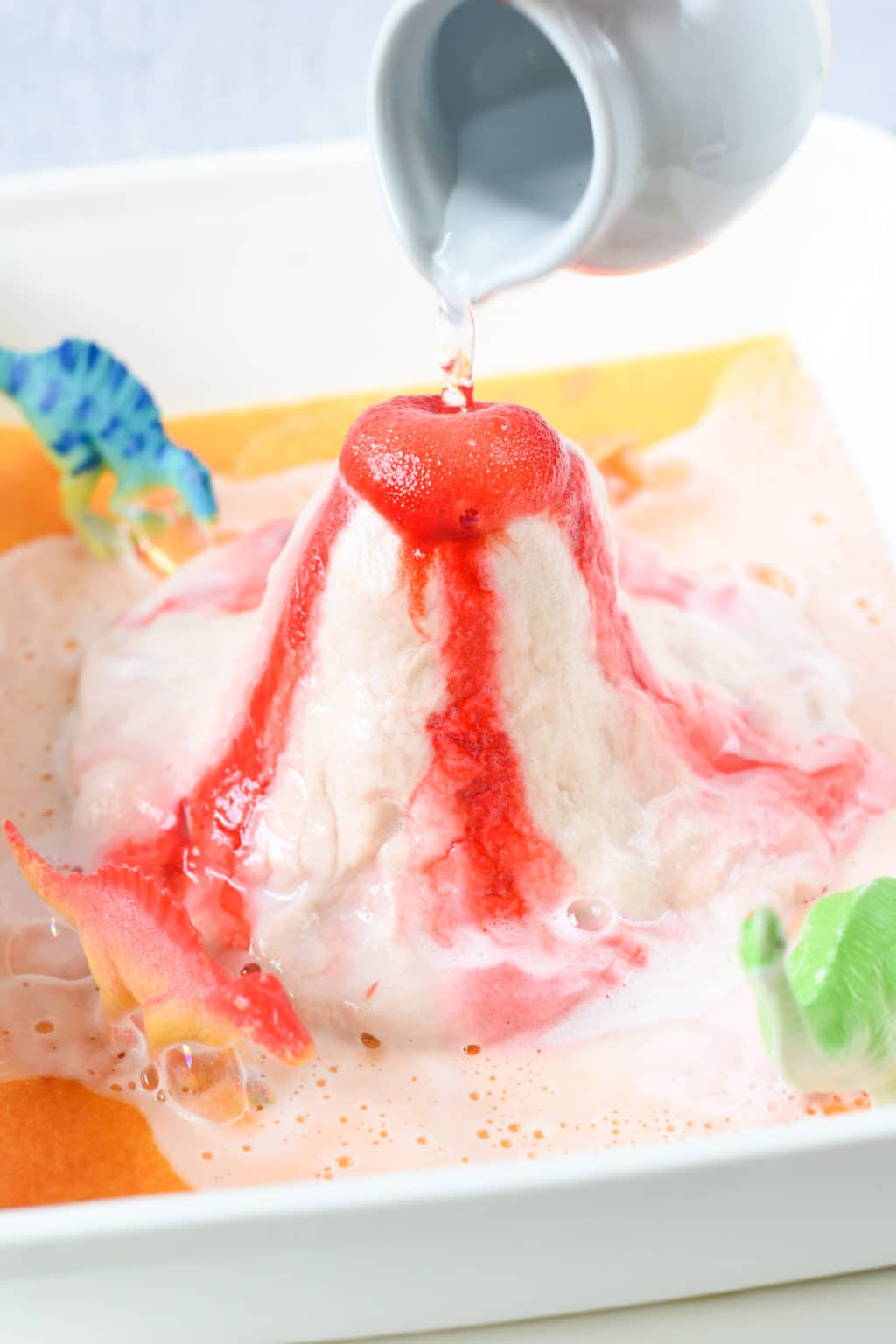 How To Make a Salt Dough Volcano For Kids - Busy Little Kiddies (BLK)