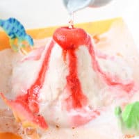 How To Make a Salt Dough Volcano For Kids - Busy Little Kiddies (BLK)