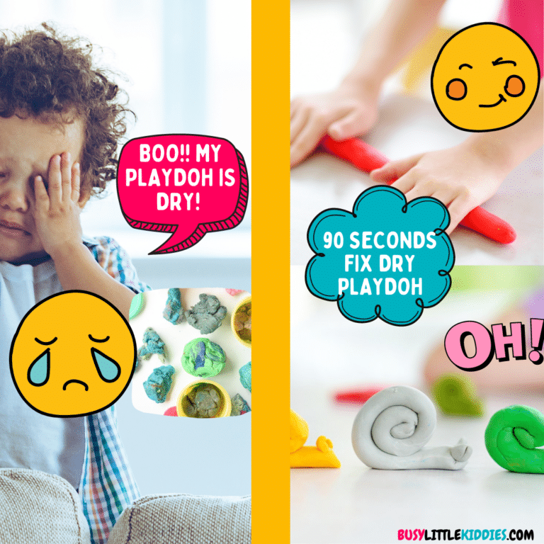4 Easy Steps To Fix Dry Playdough - Busy Little Kiddies (BLK)