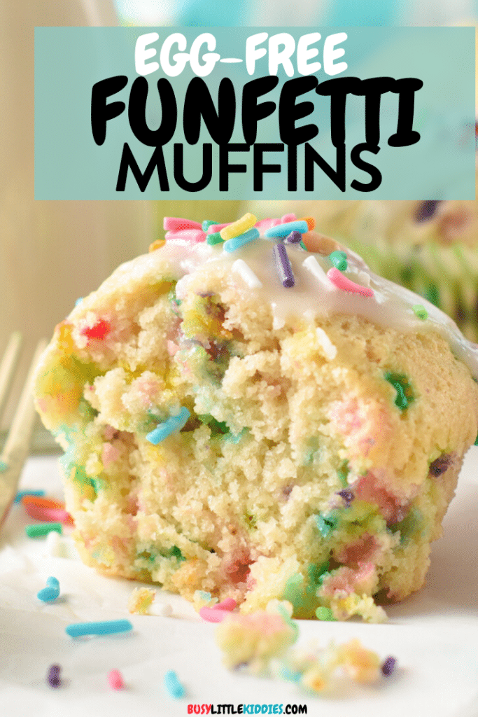 Funfetti Muffins (No Eggs, No Dairy) - Busy Little Kiddies (BLK)